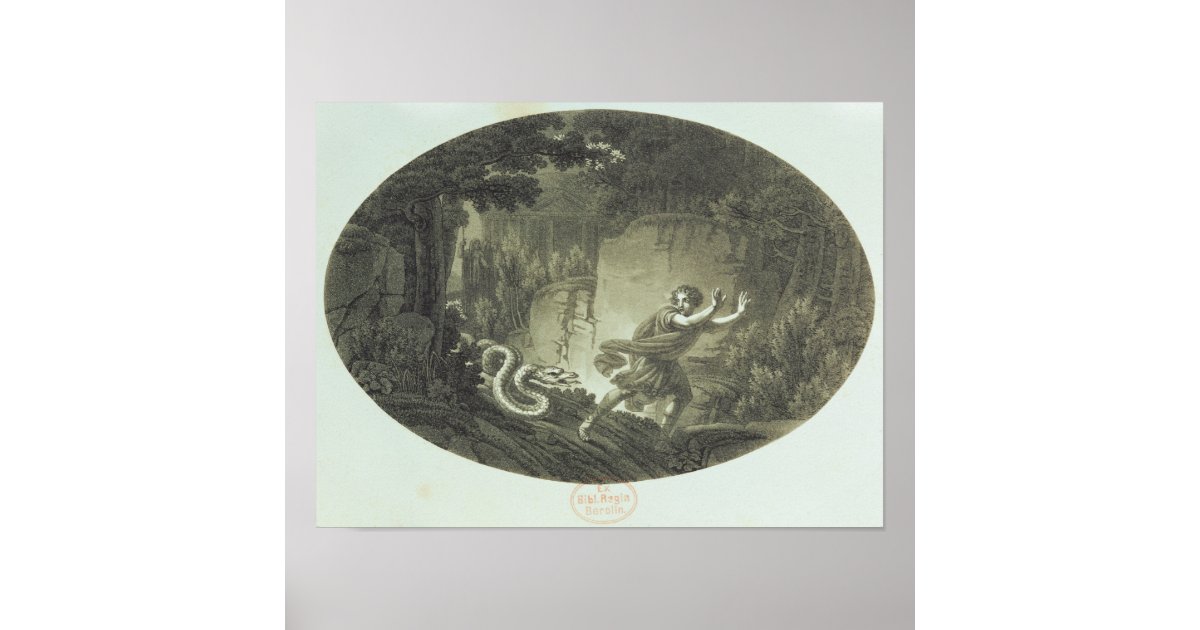 Scene from 'The Magic Flute' by Mozart Poster | Zazzle
