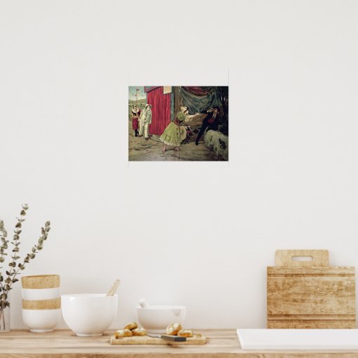 Scene from the opera 'Pagliacci' Poster | Zazzle