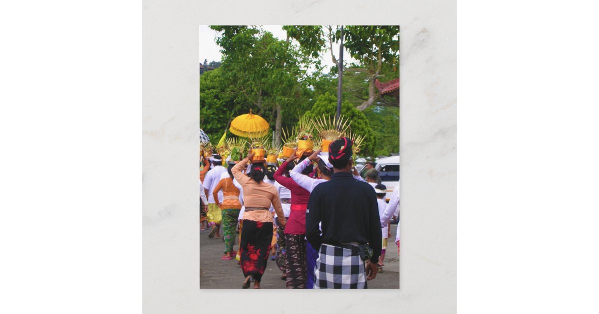Scene of Bali Postcard | Zazzle