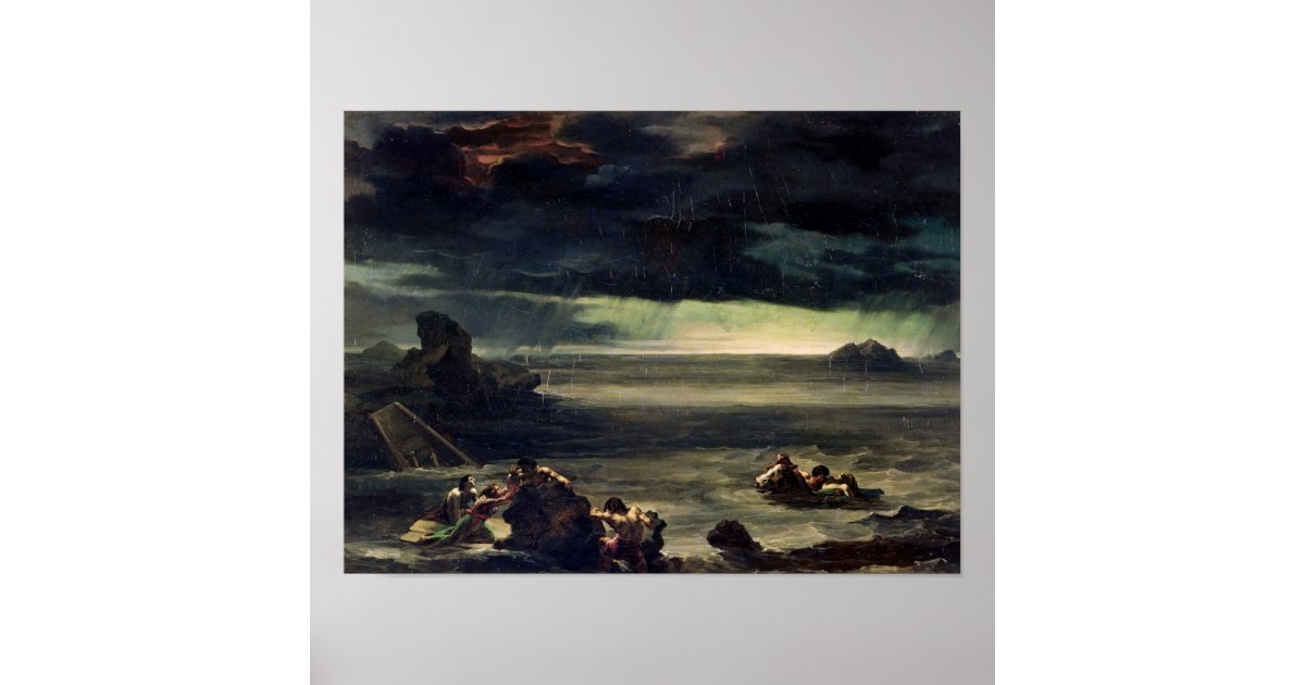 Scene of the Deluge, 1818-20 Poster | Zazzle