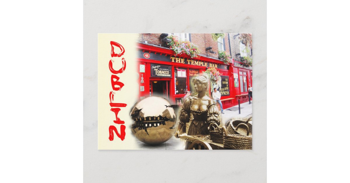 Scenes from Dublin, Ireland Postcard | Zazzle