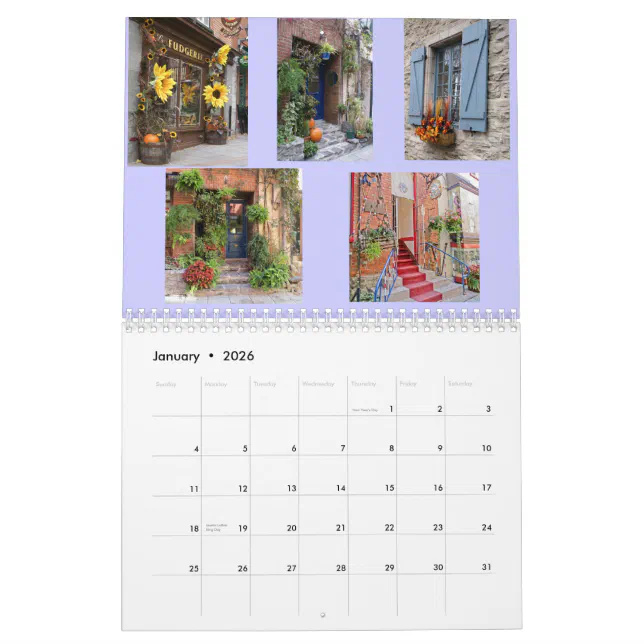Scenes from Quebec City Calendar | Zazzle