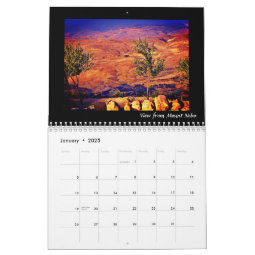 Scenes of Jordan Calendar | Zazzle