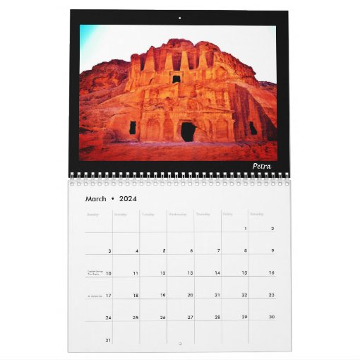 Scenes of Jordan Calendar | Zazzle