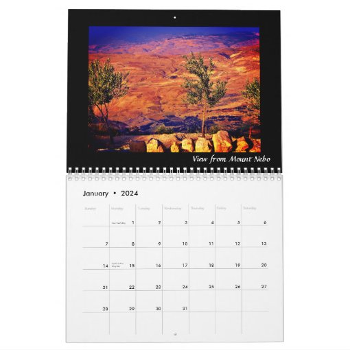 Scenes of Jordan Calendar | Zazzle