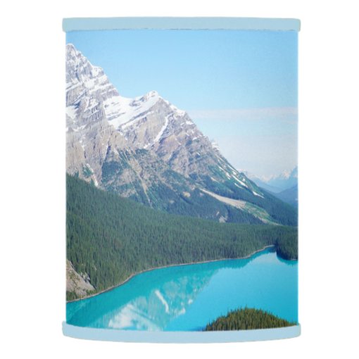 Scenic Canadian Blue Mountain Lake Pines Lamp Shade | Zazzle