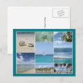 Scenic Caribbean Photo Collage Postcard | Zazzle