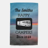 Scenic Class A RV Campground Flag Ocean Bkgd | Zazzle