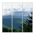 Scenic Cloud Shadows Great Smoky Mountains Triptych | Zazzle