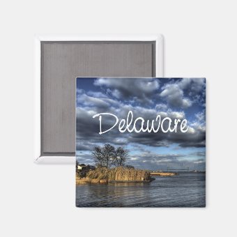 Scenic Delaware USA State Souvenir Fridge Magnet | Zazzle