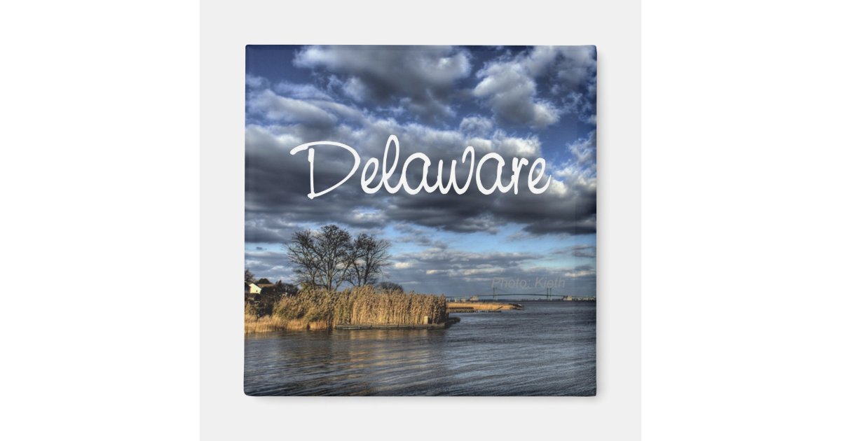 Scenic Delaware USA State Souvenir Fridge Magnet | Zazzle