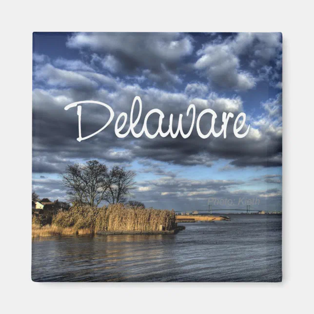 Scenic Delaware USA State Souvenir Fridge Magnet | Zazzle