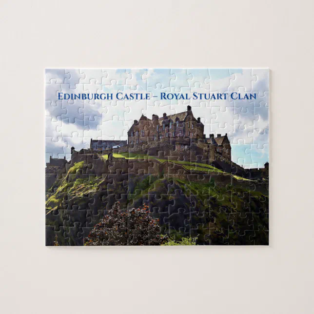 Scenic Edinburgh Castle Scotland Royal Stuart Jigsaw Puzzle | Zazzle