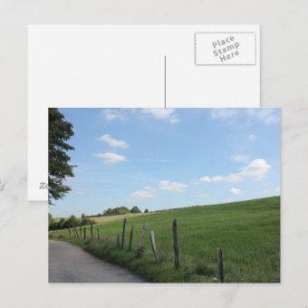 Scenic German Countryside "Bergisches Land" Postcard | Zazzle
