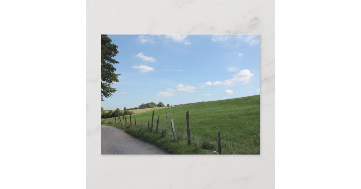 Scenic German Countryside "Bergisches Land" Postcard | Zazzle