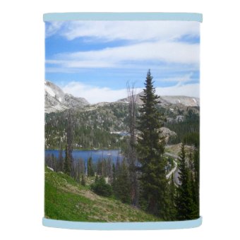 Scenic Hiking Snowy Range Mountain Summit Wyoming Lamp Shade | Zazzle