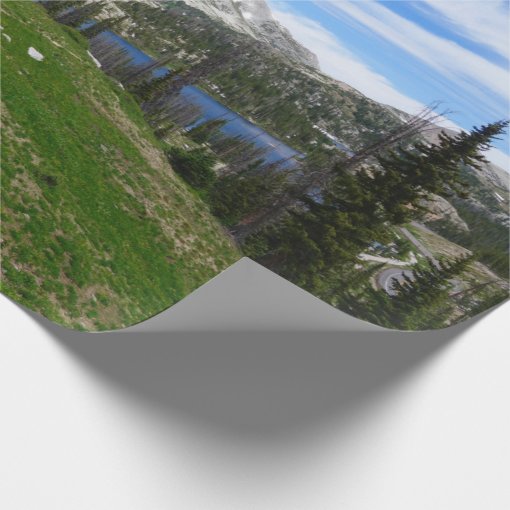 Scenic Hiking Snowy Range Mountain Summit Wyoming Wrapping Paper | Zazzle