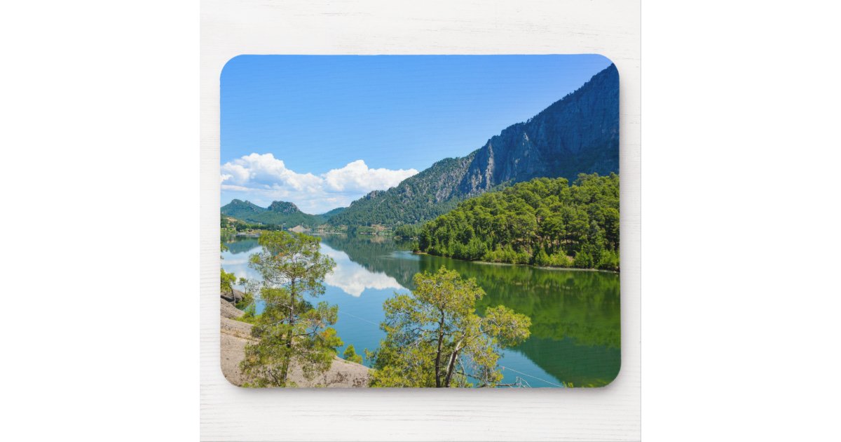 Scenic Lake Mountain Reflection Mouse Pad | Zazzle