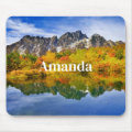 Scenic Landscape Forest and Mountains Mouse Pad | Zazzle