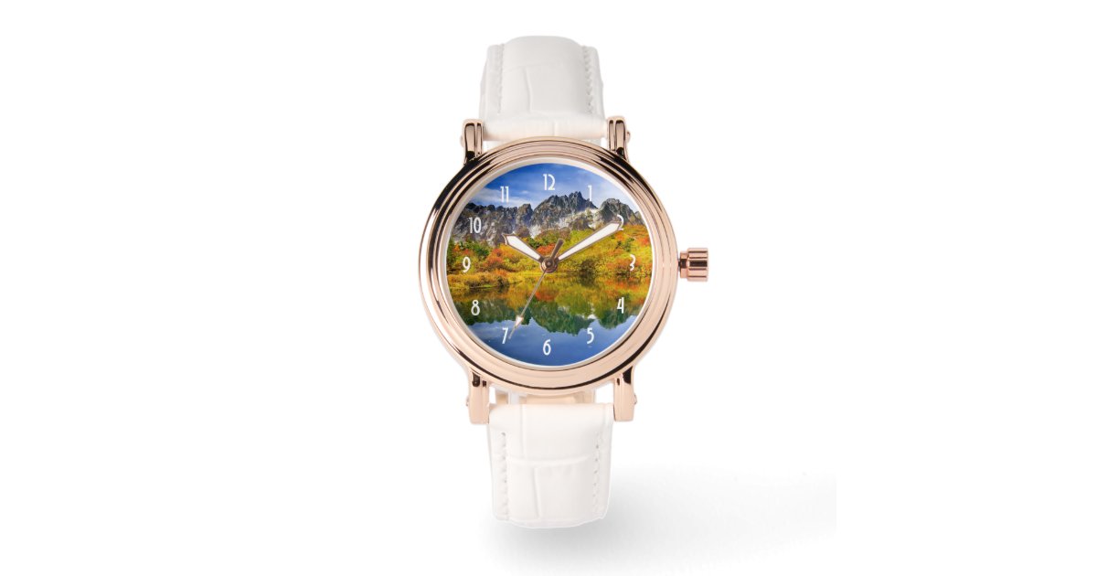 Scenic Landscape Forest and Mountains Watch | Zazzle