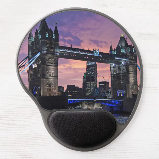 Scenic London Tower Bridge Gel Mouse Pad | Zazzle