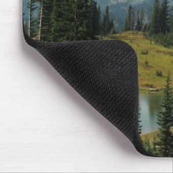 Scenic Mount Rainier Landscape Photo Mouse Pad | Zazzle