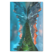 Scenic Mountain & Lake Landscape Photograph Tissue Paper | Zazzle