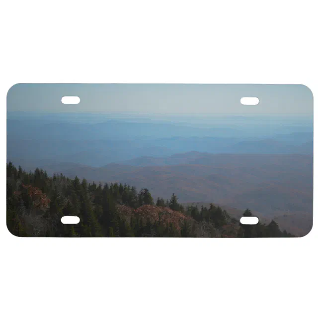 Scenic Mountains Nature Landscape Photography License Plate | Zazzle