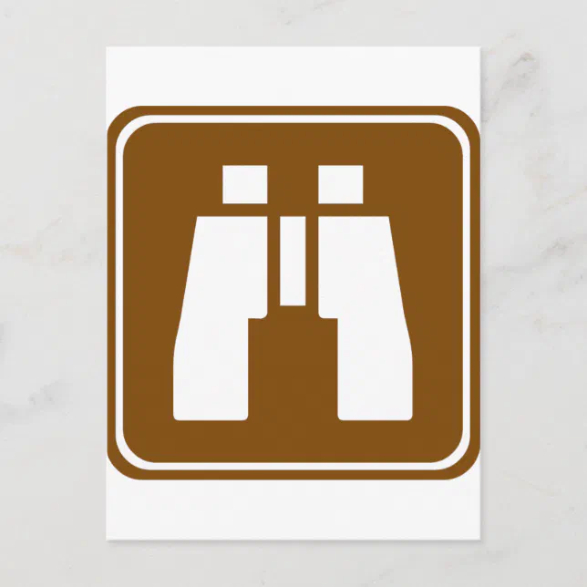 Scenic Overlook Highway Sign Postcard | Zazzle