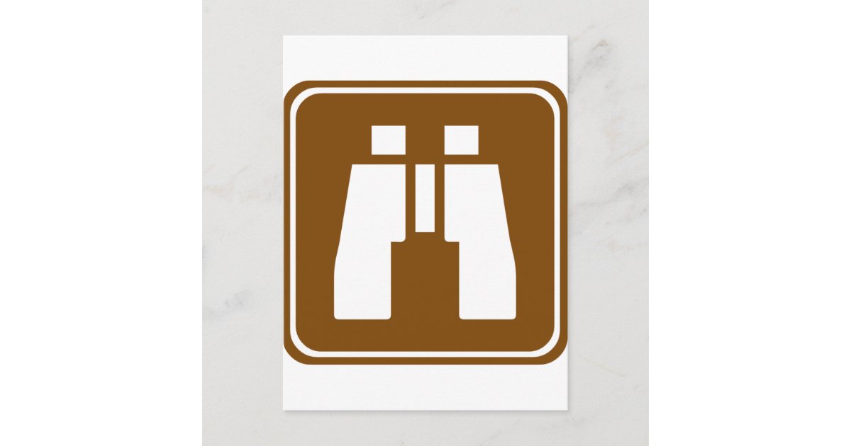 Scenic Overlook Highway Sign Postcard | Zazzle