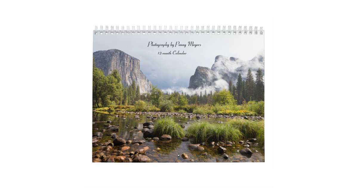 Scenic Photography Calendar | Zazzle