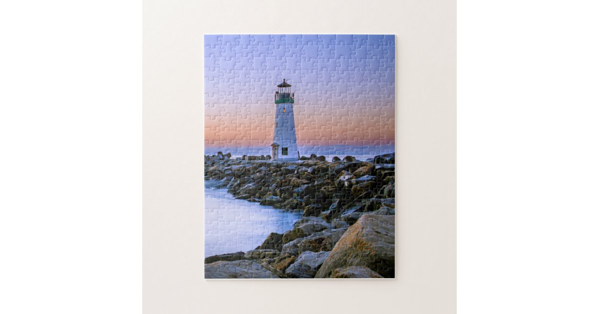 Scenic Puzzles Lighthouse Beach Lighthouse Photogr | Zazzle