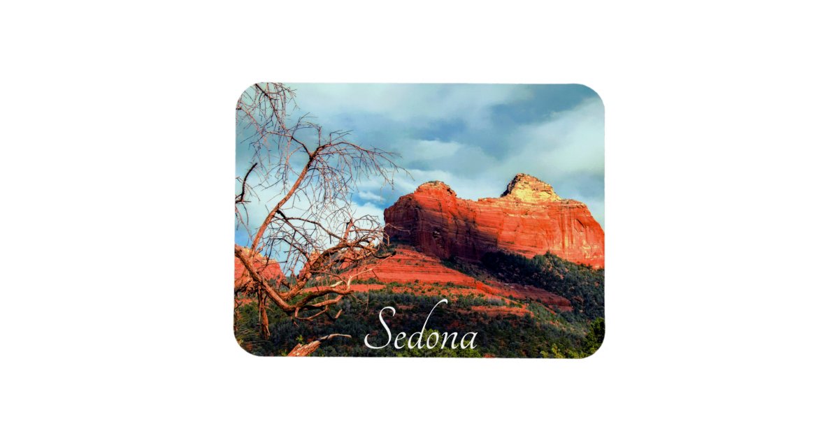 Scenic Red Rocks of Sedona Magnet | Zazzle