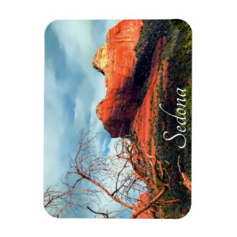Scenic Red Rocks of Sedona Magnet | Zazzle