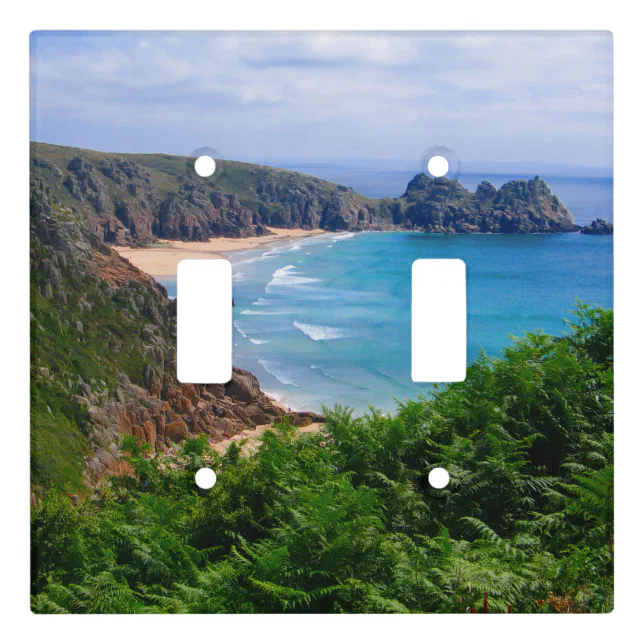 Scenic Tropical Coastal Beach Island Bay Light Switch Cover | Zazzle