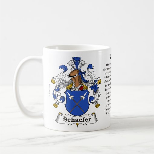Schaefer Family Coat of Arms Mug | Zazzle