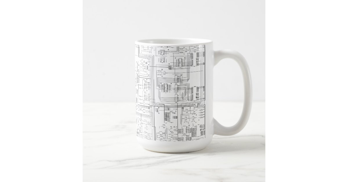 Schematic Diagram Mug | Zazzle