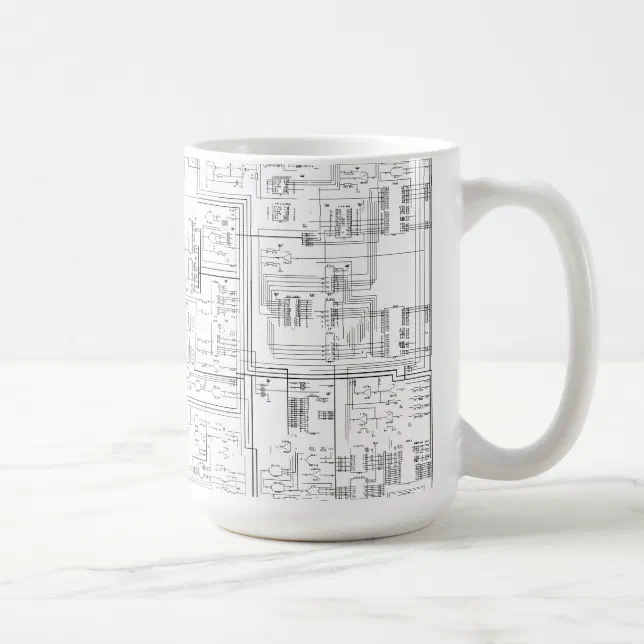 Schematic Diagram Mug | Zazzle