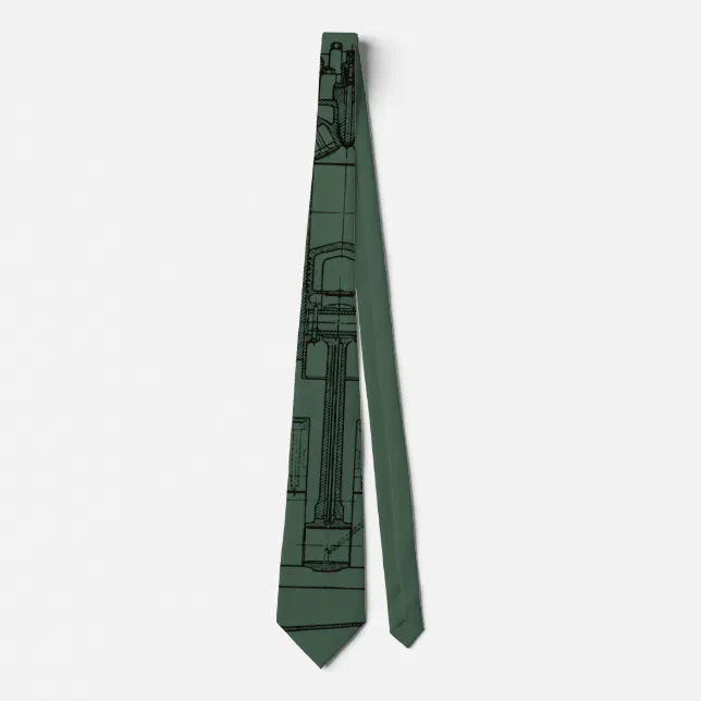 necktie technical drawing