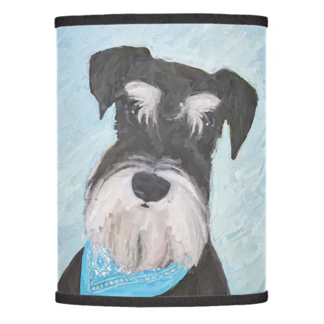 Schnauzer (Miniature) Painting - Cute Original Dog Lamp Shade | Zazzle