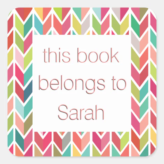 School Bookplate Name Ex Libris Stickers | Zazzle