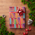 School Books Pattern Wrapping Paper | Zazzle