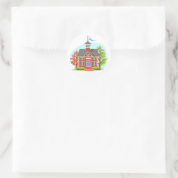 School Building Stickers | Zazzle