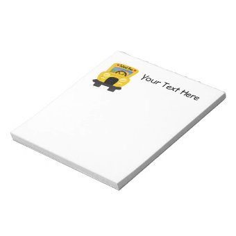 School Bus 2 (Customizable) Notepad | Zazzle