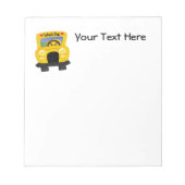 School Bus 2 (Customizable) Notepad | Zazzle