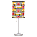 School Bus and Stop Sign Table Lamp | Zazzle
