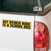 SCHOOL BUS BUMPER STICKER | Zazzle