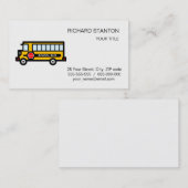 School bus business card | Zazzle