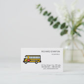 School bus business card | Zazzle