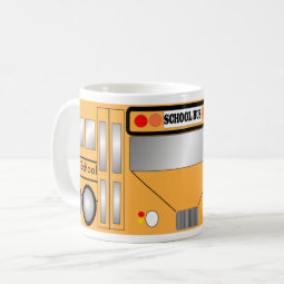 School bus coffee mug | Zazzle